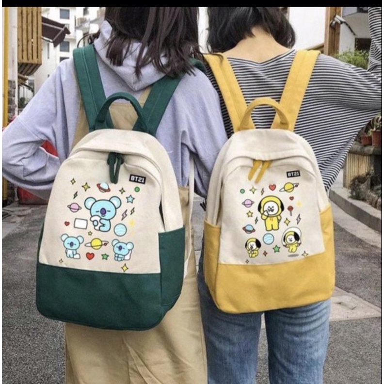 Jual Tas sekolah anak BT21 bts | Shopee Indonesia