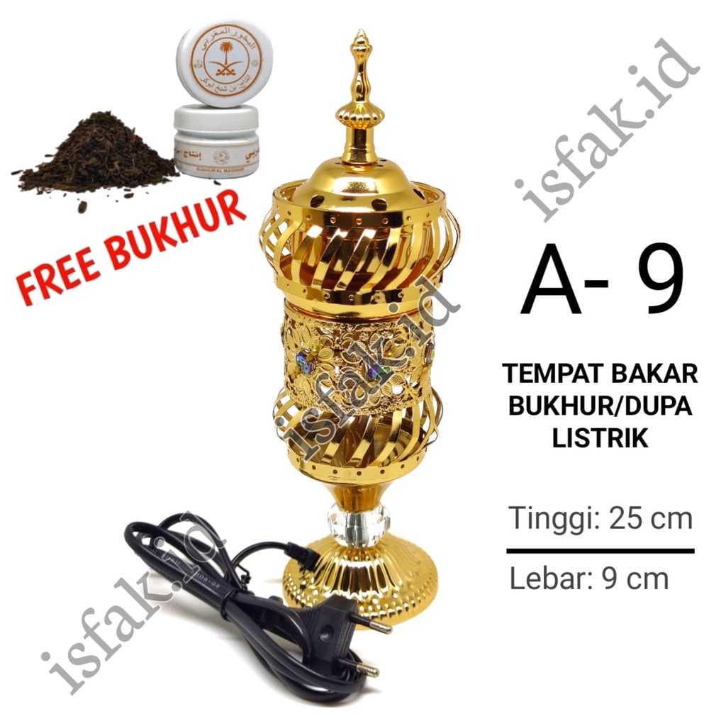 Jual FREE BUKHUR Prapen Buhur Listrik Tempat Bakar Bukhour Elektrik ...