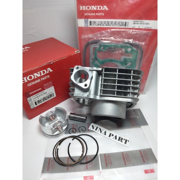 Jual Blok Cylinder Block Silinder Seher Set New Megapro MonoShock/Verza 150(kYE) | Shopee Indonesia