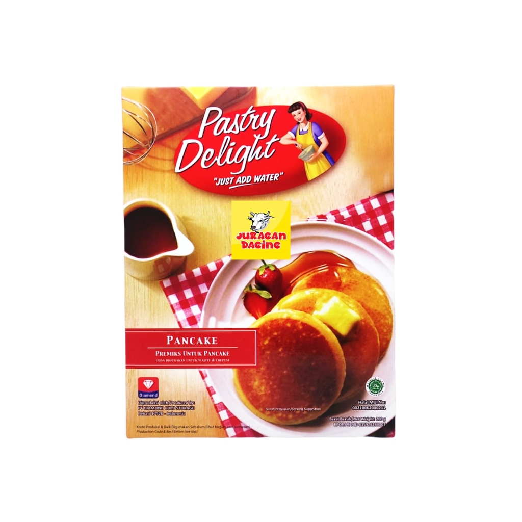 Jual Diamond Pastry Delight Pancake Premix Tepung Pancake 200gr ...