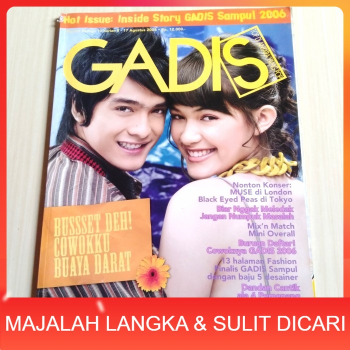 Jual Majalah GADIS No.21 Agu 2006 RICKY HARUN & LAURA BLESSA Langka ...