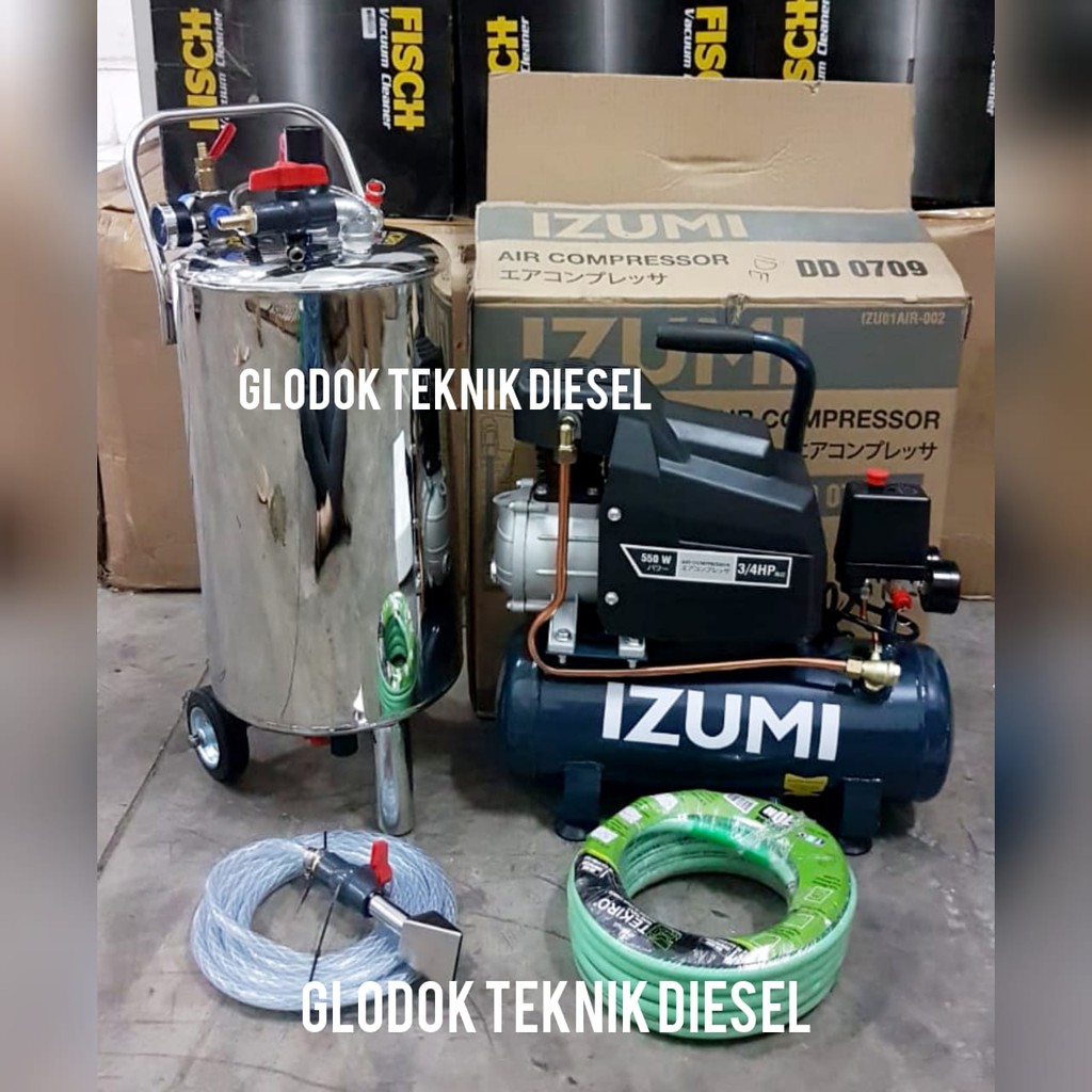 Jual Paket Mesin Cuci Salju Snow Wash + Kompresor Portable STEAM MOTOR ...