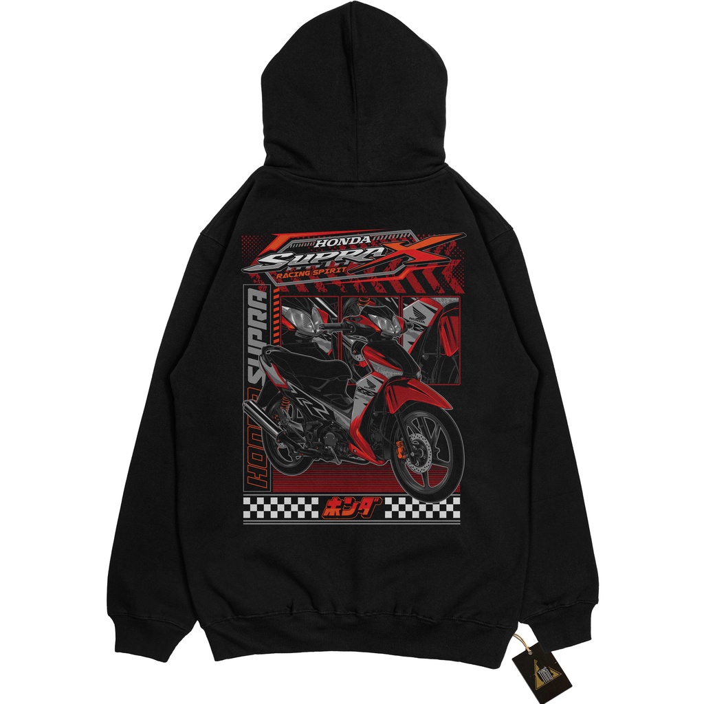 Jual HOODIE HONDA SUPRA X 125 JAKET JUMPER SWEATER FLEECE COTTON ...