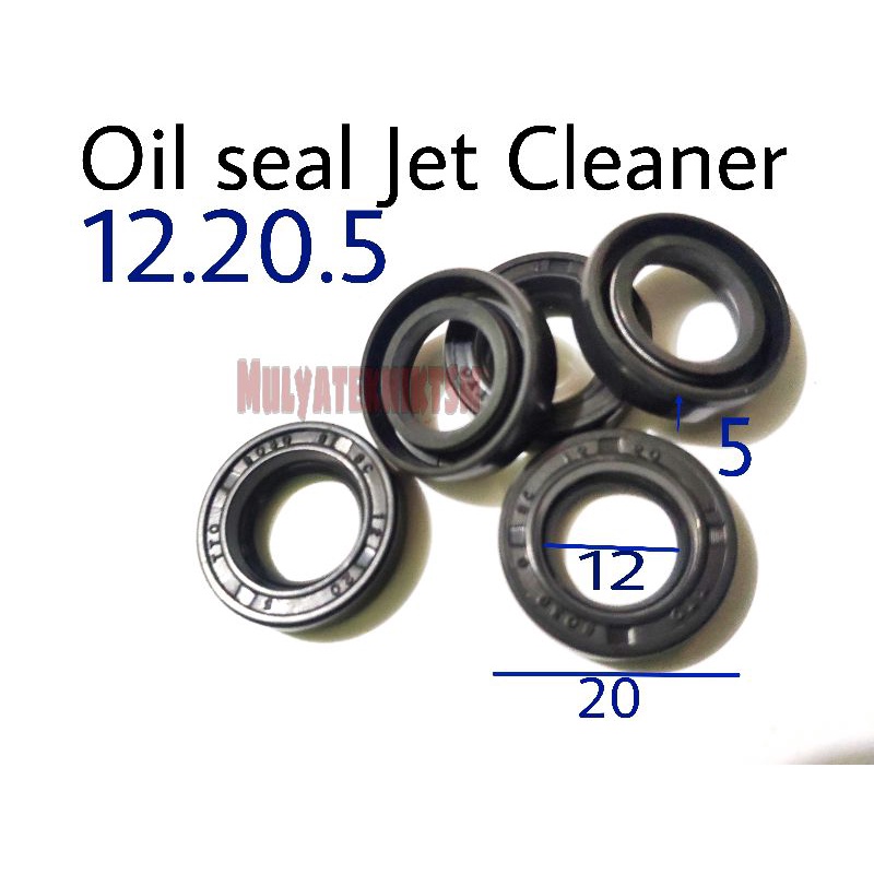 Jual Oil seal jet cleaner 12 20 5 Seal alat cuci steam motor | Shopee ...