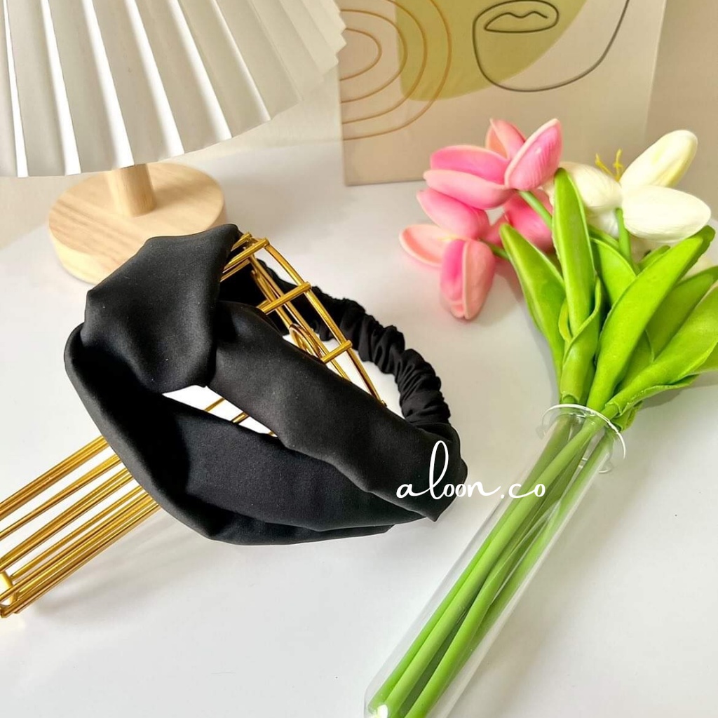 Jual Bando Schruncie Bahan Satin Model Korea – Bando Korea Bondu Rambut ...
