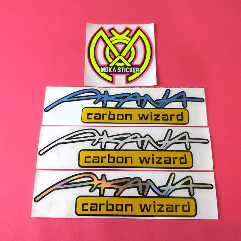 Jual STICKER AKANA CARBON WIZARD CUTTING | Shopee Indonesia