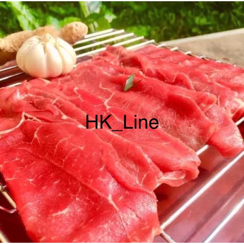 Jual DAGING SLICE/TERIYAKI/SUKIYAKI/ BEEF SLICE Non Fat 250gr | Shopee ...