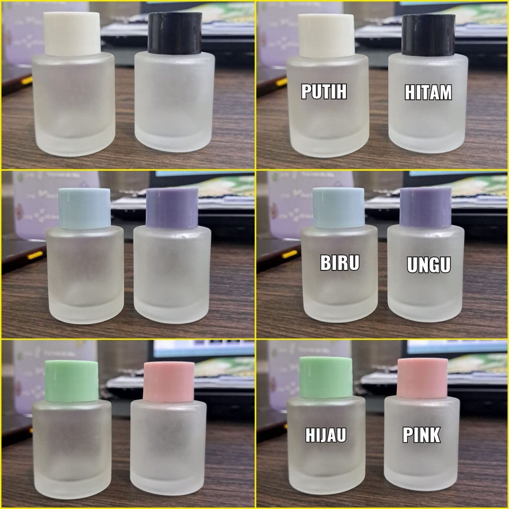 Jual [MINIM 20PCS] Botol Reed Diffuser 20ml KACA DOF DOFF FROSTED BAHU ...