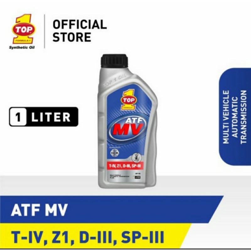 Jual ATF Oil Transmisi Matic MV (T-IV(4)/Z1/D-3/SP3) TOP 1 (53816) - 1L ...