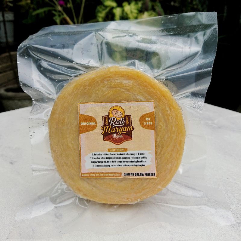 Jual Roti Maryam Canai Cane Konde Frozen Rasa Original isi 5 | Shopee ...