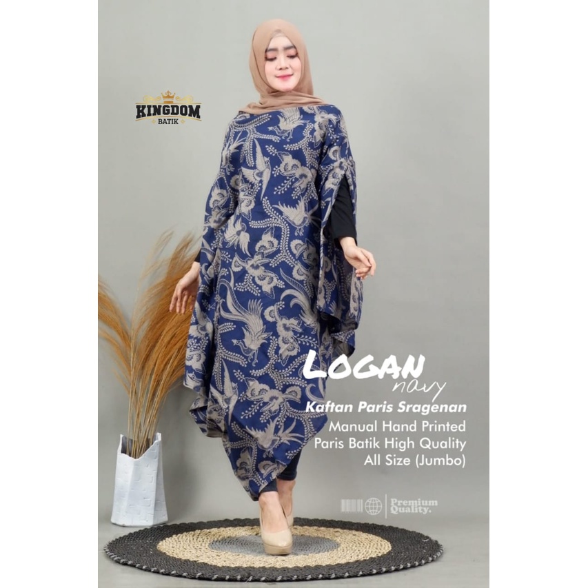 Jual Kaftan Batik Paris Logan | Shopee Indonesia