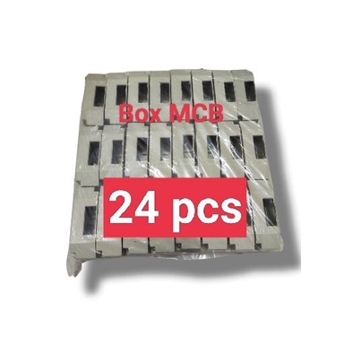 Jual Paket 24 pcs Grosir Box MCB 1 2 GROUP Kotak Tempat Rumah MCB 1 2 ...