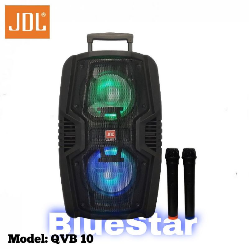 Jual Speaker Portable Wireless JDL QVB 10 Double Original 10 inch Bluetooth - USB | Shopee Indonesia