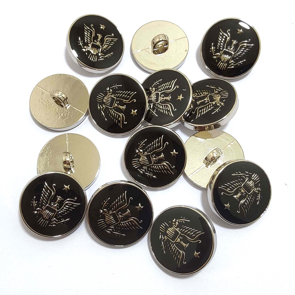 Jual KANCING PLASTIK GARUDA KANCING JAS BESAR ALMAMATER 20 MM / 12 PCS ...