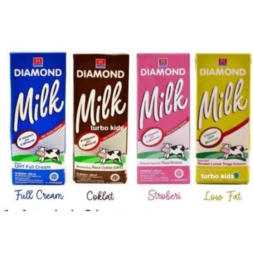 Jual susu uht diamond 200ml ( 1 pcs) | Shopee Indonesia