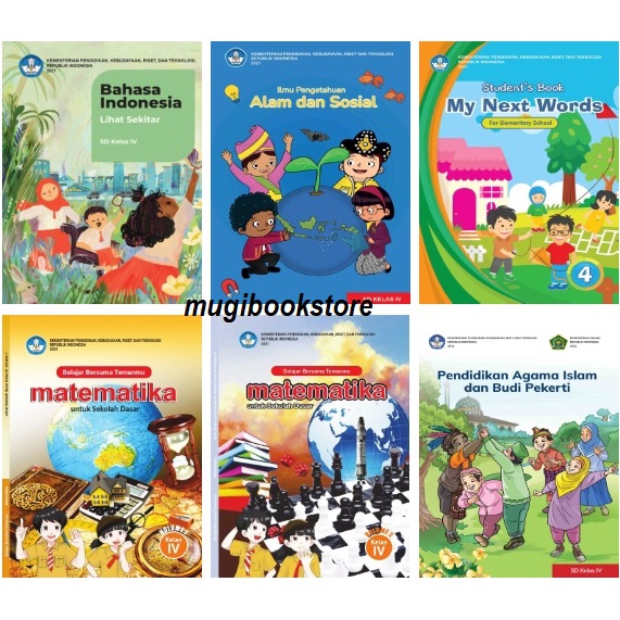 Jual BUKU PAKET SD KELAS 4 KURIKULUM MERDEKA | Shopee Indonesia