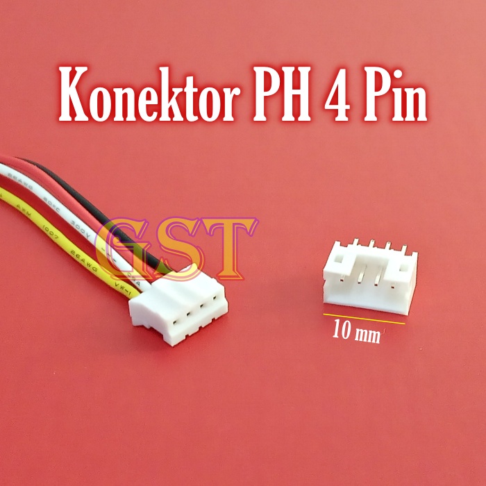 Jual 5Pasang Konektor PH kabel 4 Pin socket soket 4Pin Connector ...