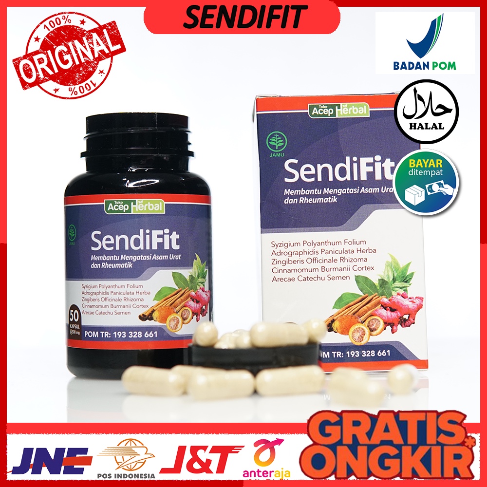 Jual SendiFit Obat Herbal Asli Mengatasi Persendian Vitamin Sendi Sehat ...