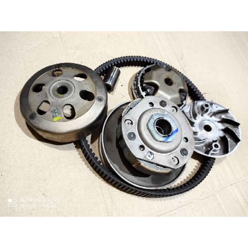 Jual pully pulley set otomatis honda beat new genio scoopy new led ...