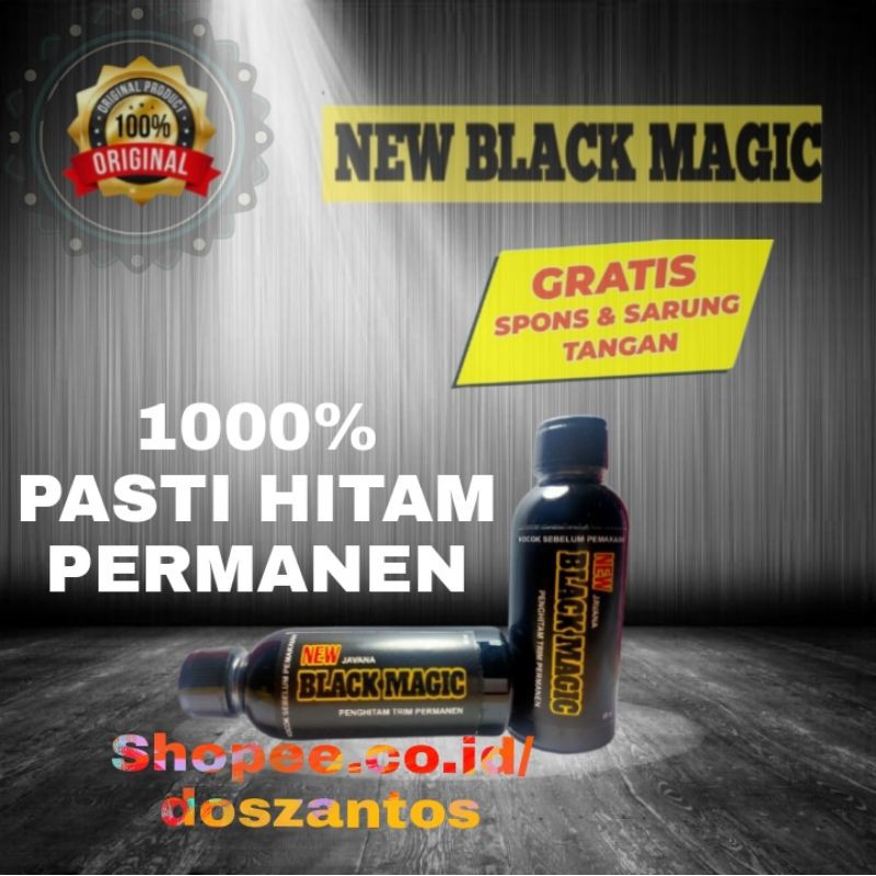 Jual New Black Magic Motor dan Mobil Hitam Permanent | Shopee Indonesia