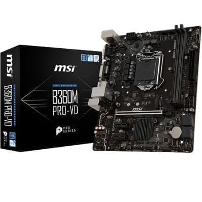 Jual MSI MOTHERBOARD B360M PRO-VD | Shopee Indonesia