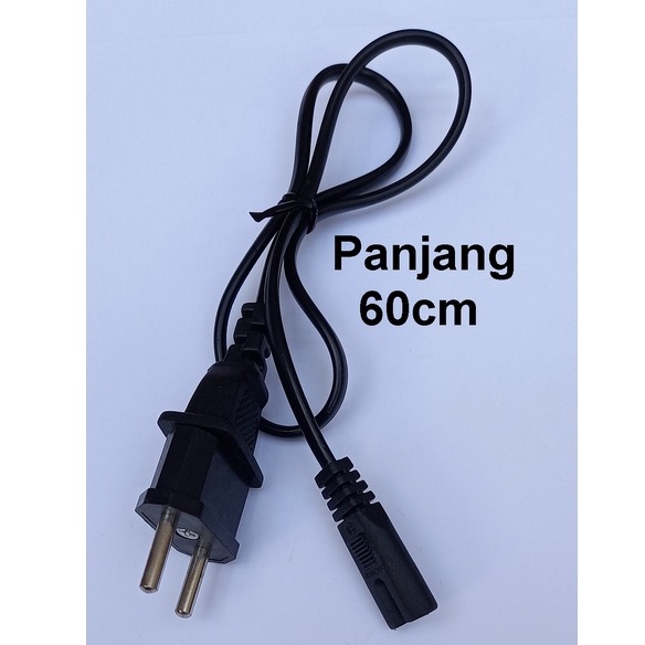 Jual Kabel 8 Kabel power colokan listrik konektor 2pin - Cable wire ...