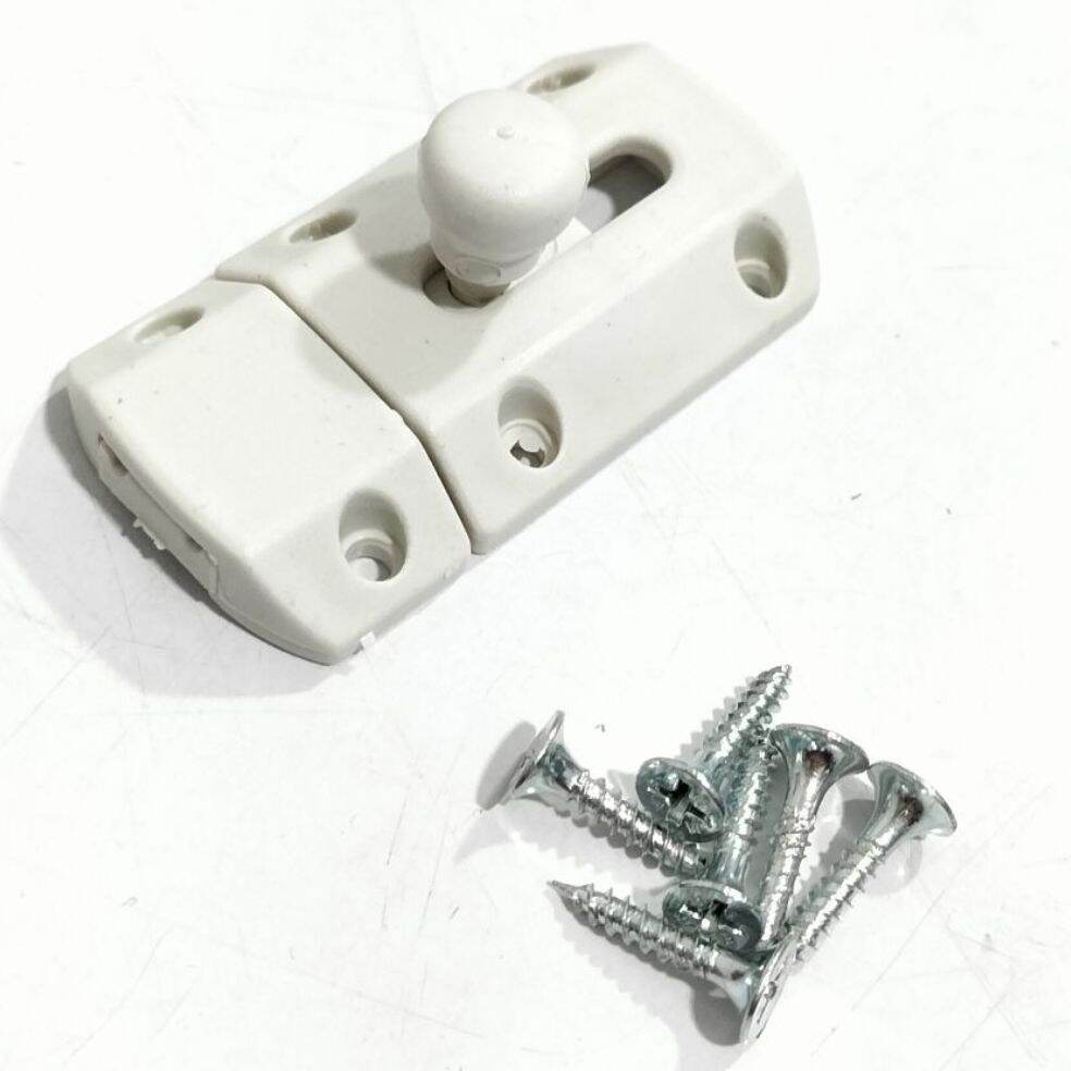 Jual Pengunci Grendel Selot Pintu PVC 2inchi Plastik Kamar mandi (H837 ...