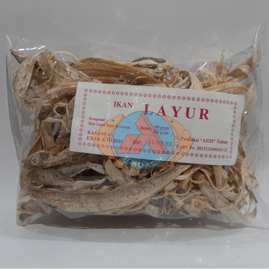Jual Ikan Asin Layur kecil - Ikan Asin Canteng 200gr (Mentah) Toko Asih ...