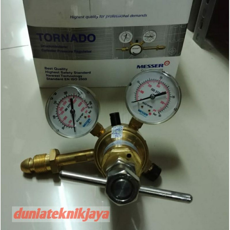 Jual Regulator Nitrogen 100 bar Tornado Messer Made In Germany Original ...