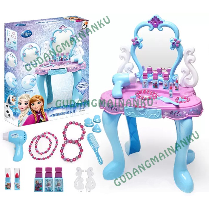 Jual Mainan Meja Rias Beauty Set Disney Frozen Ukuran Besar | Shopee ...