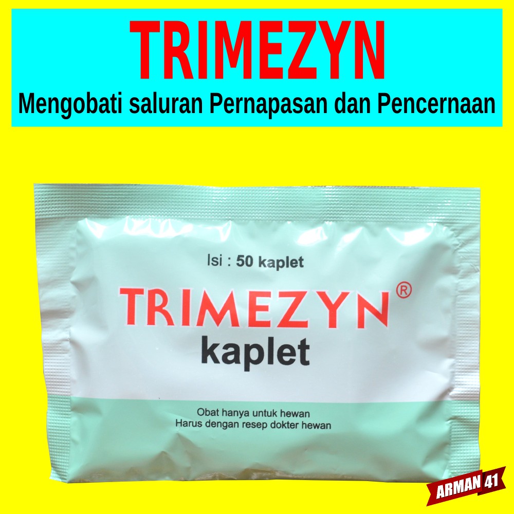 Jual Obat Saluran Pernapasan dan Pencernaan Ayam Unggas Babi TRIMEZYN ...