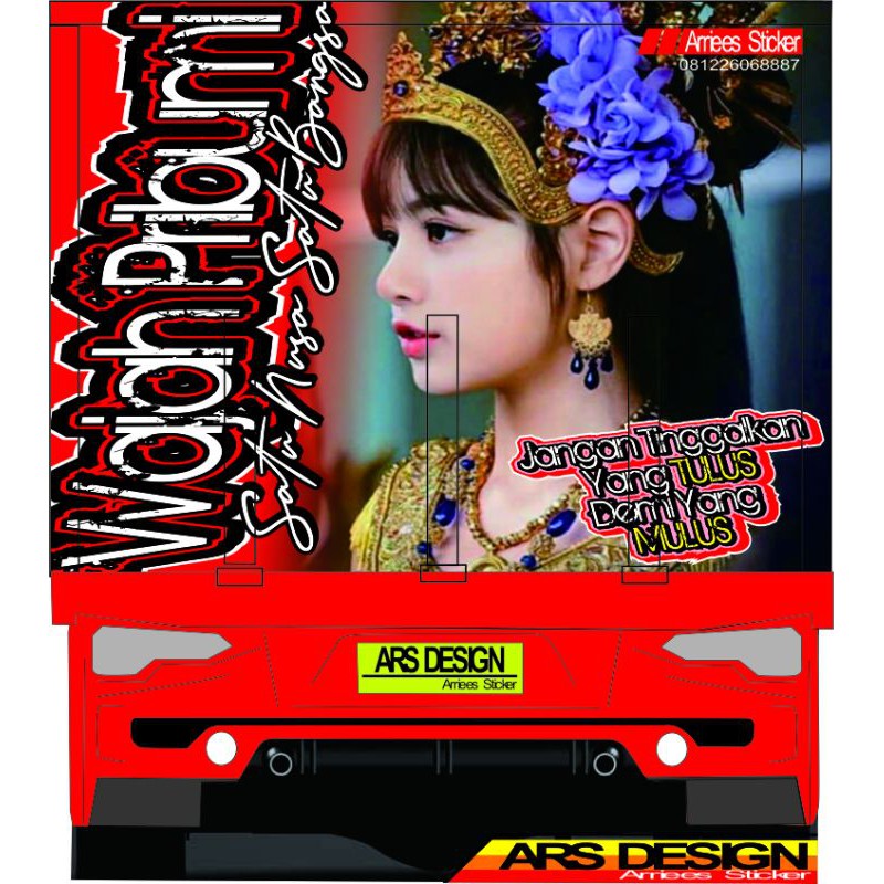 Jual STICKER PINTU BAK TRUCK ATAU STICKER PINTU BAK BELAKANG TRUCK ...