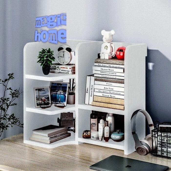 Jual Rak buku kayu Bedside desk table serbaguna Atk meja kantor belajar ...