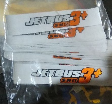 Jual sticker cutting JETBUS miniatur bus | Shopee Indonesia