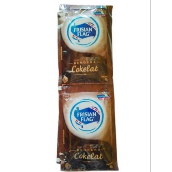 Jual SKM bendera frisian flag cokelat renceng | Shopee Indonesia