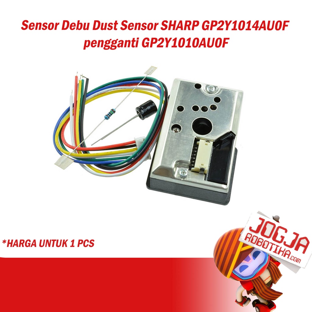 Jual SENSOR DEBU DUST SENSOR SHARP GP2Y1014AU0F PENGGANTI GP2Y1010AU0F ...