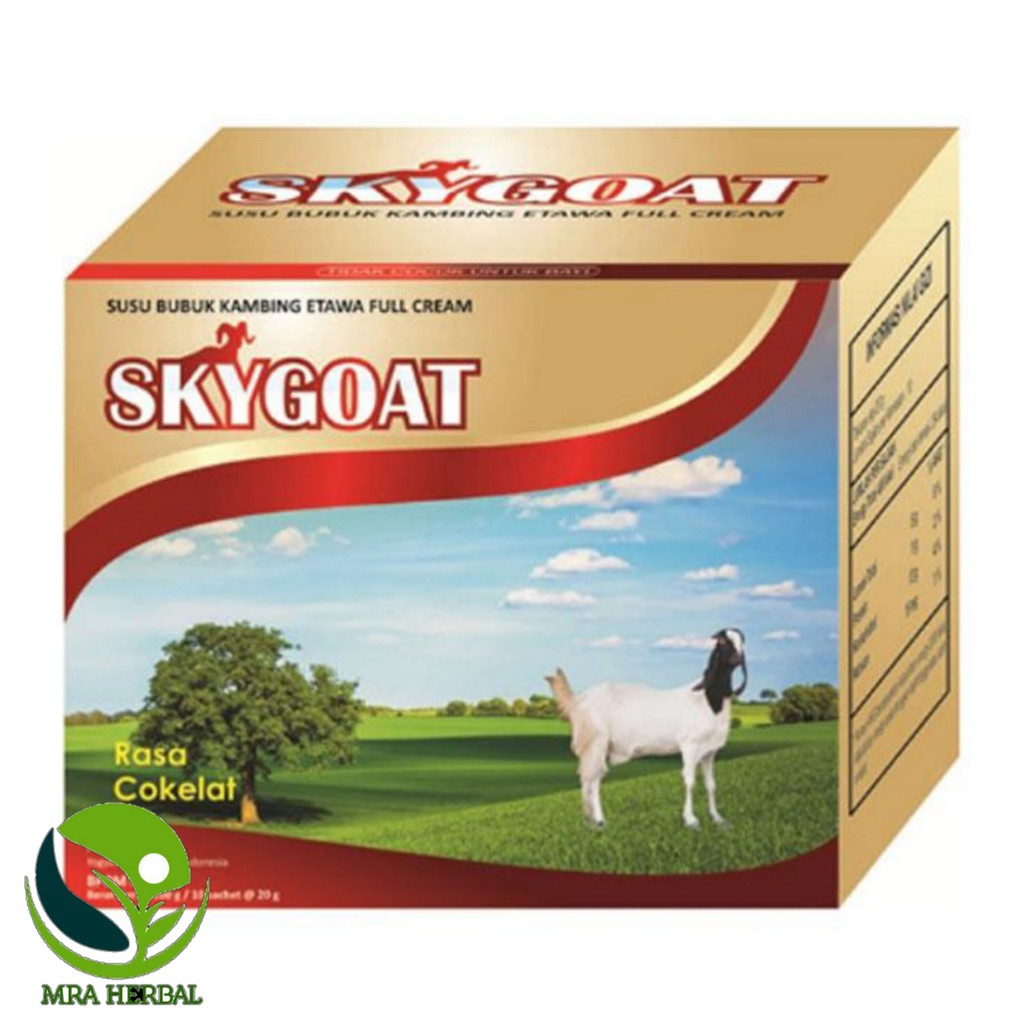 Jual Sky Goat Susu Kambing Etawa Bubuk Coklat| SkyGoat Cokelat Kemasan ...
