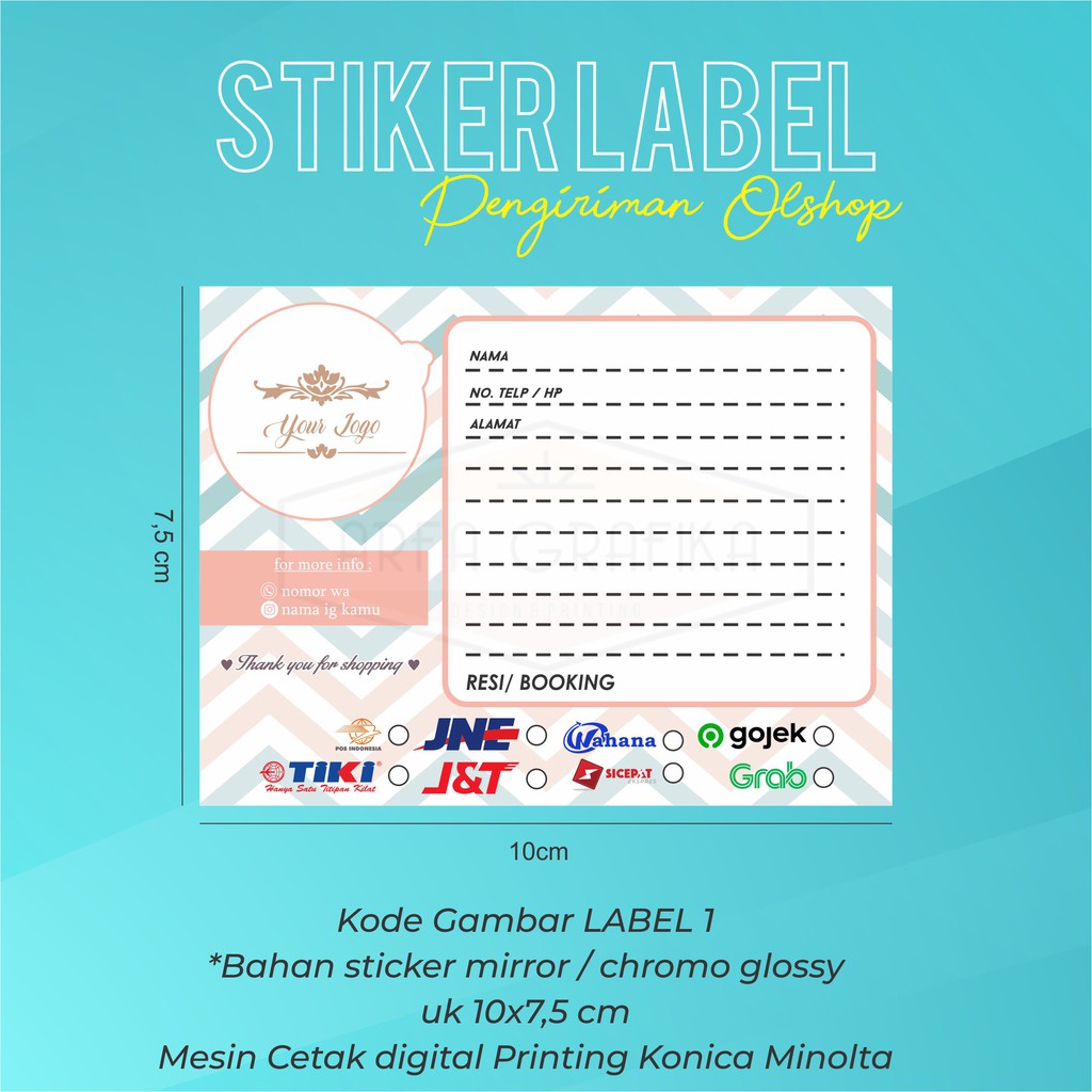 Jual Stiker Label Pengiriman Online Shop Murah | Shopee Indonesia