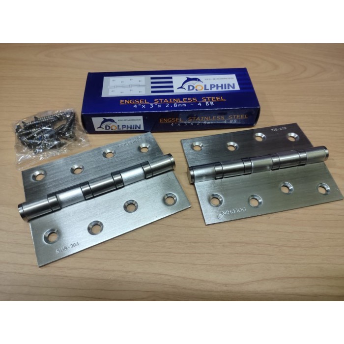 Jual engsel jendela 4" stainless SUS 304 dolphin dolpin/ENGSEL JENDELA ...