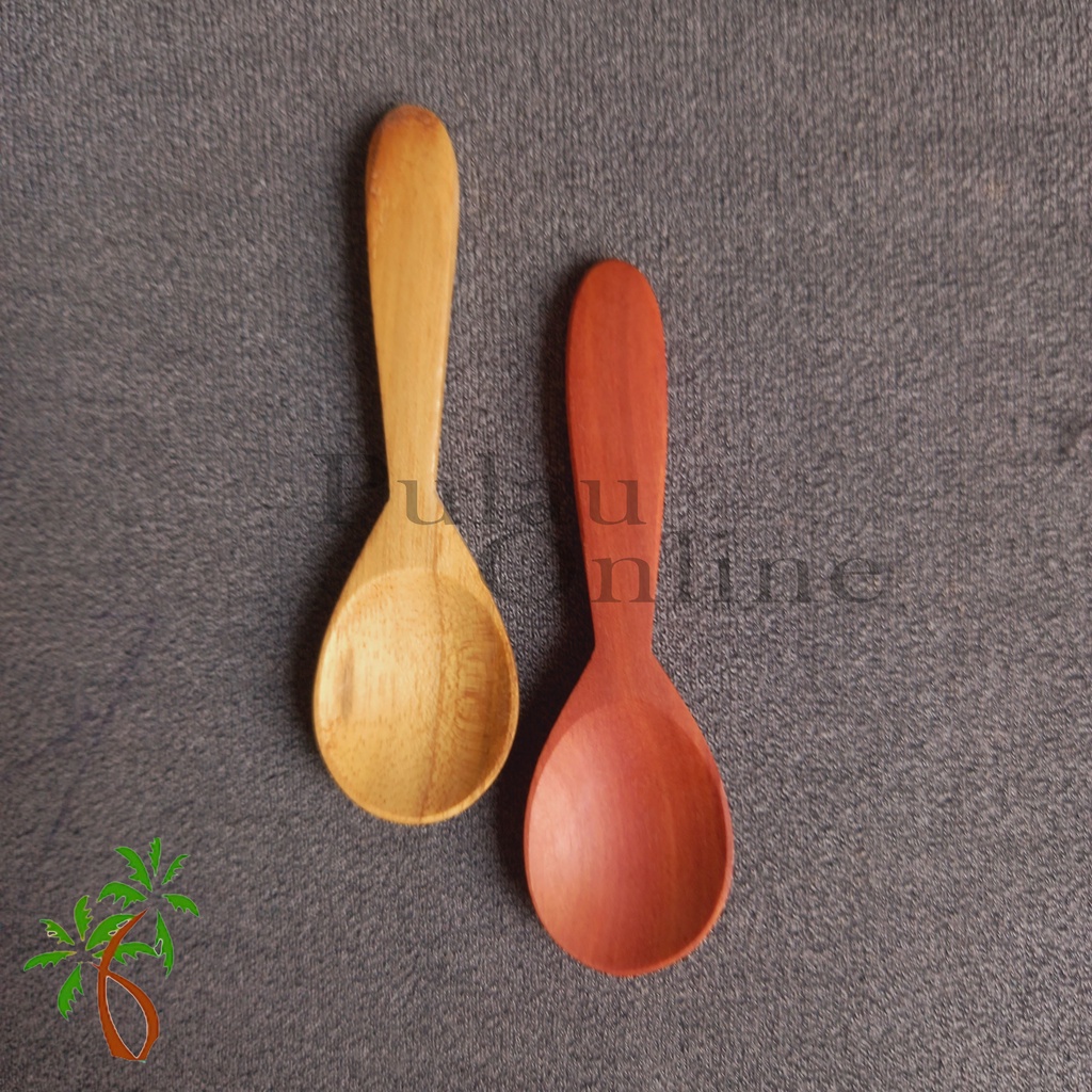 Jual Sendok Sambal Kayu / Sendok Es Krim / Sendok Kayu Mini 10cm ...