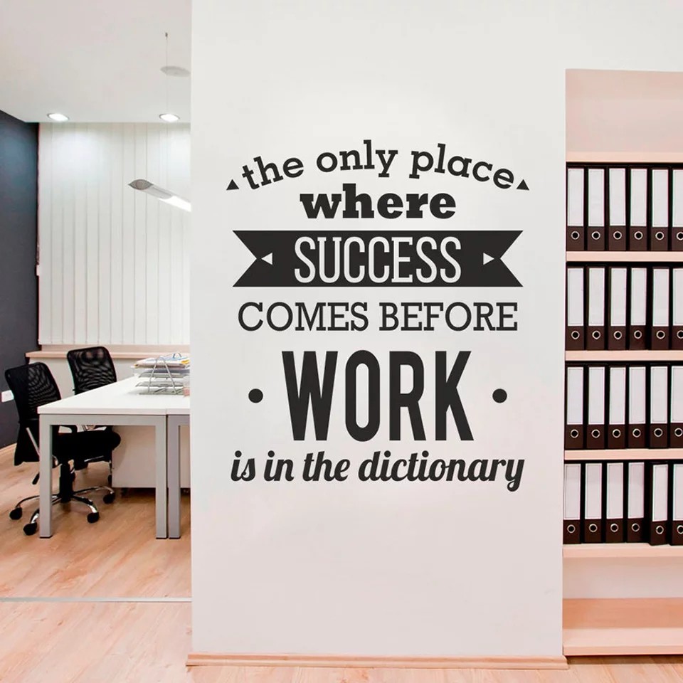 Jual STIKER STICKER DINDING KACA TEMBOK QUOTE MOTIVASI KANTOR OFFICE ...