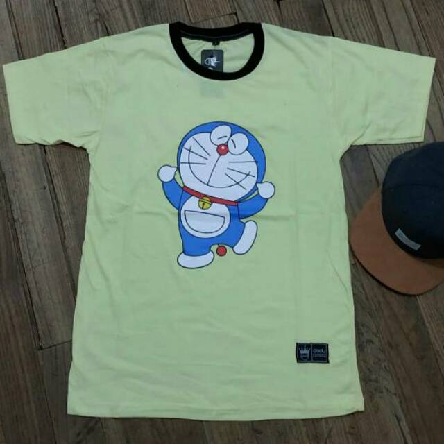 Jual Baju Doraemon Kaos Distro Pria Wanita Lengan Pendek Terbaru ...