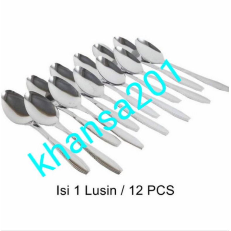 Jual sendok makan stainless steel 303 isi (12pc) | Shopee Indonesia