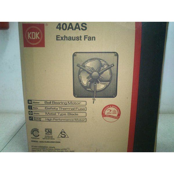 Jual Jual KDK Kipas Angin Exhaust Fan Dinding Tembok Besi KDK 40AAS Limited | Shopee Indonesia