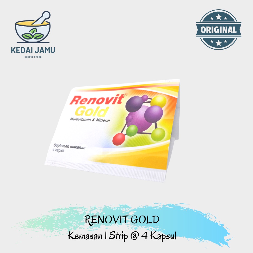Jual Renovit Gold 4 TABLET | Shopee Indonesia