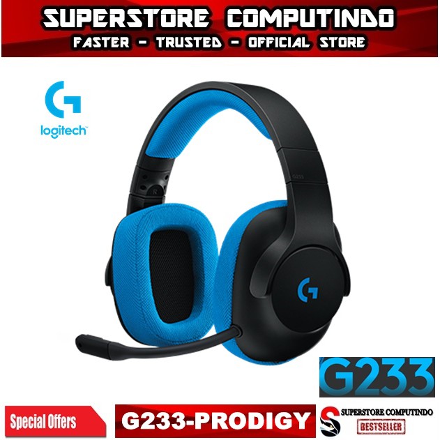 Jual Logitech G233 Prodigy Wired Gaming Headset | Shopee Indonesia