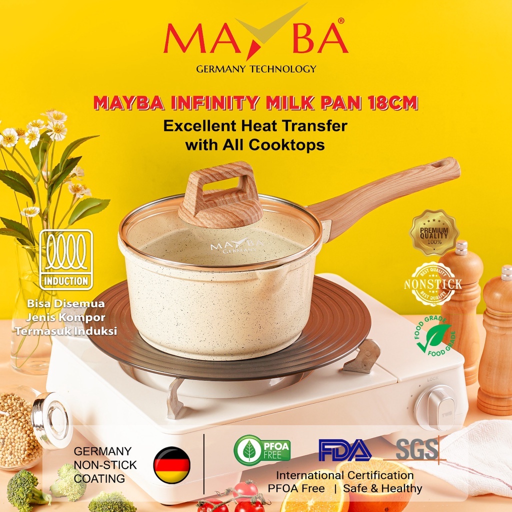 Jual Panci Susu MAYBA Keramik Ceramic Milk Pot Mayba - PANCI SAUCE PAN ...