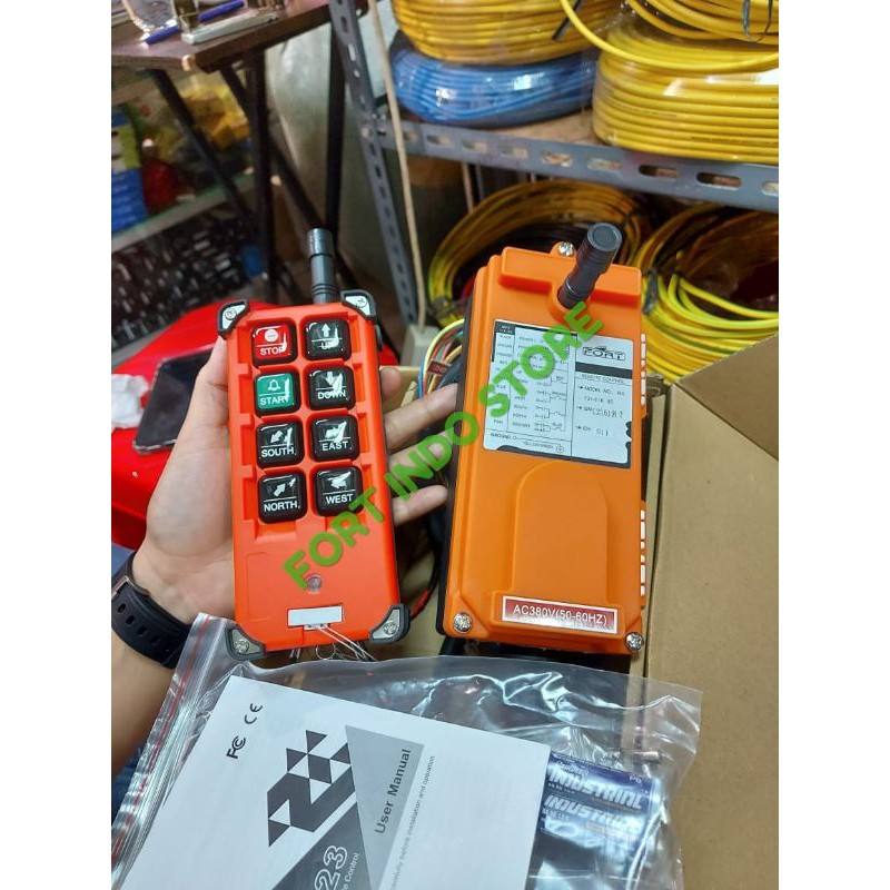 Jual Wireless Hoist Push Button 8 Channel F21-E1B-8S | Shopee Indonesia