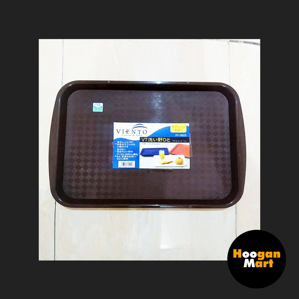 Jual [Nampan] Baki / Tray Segi Plastik Warna PI-3025 Viento - Minowa ...