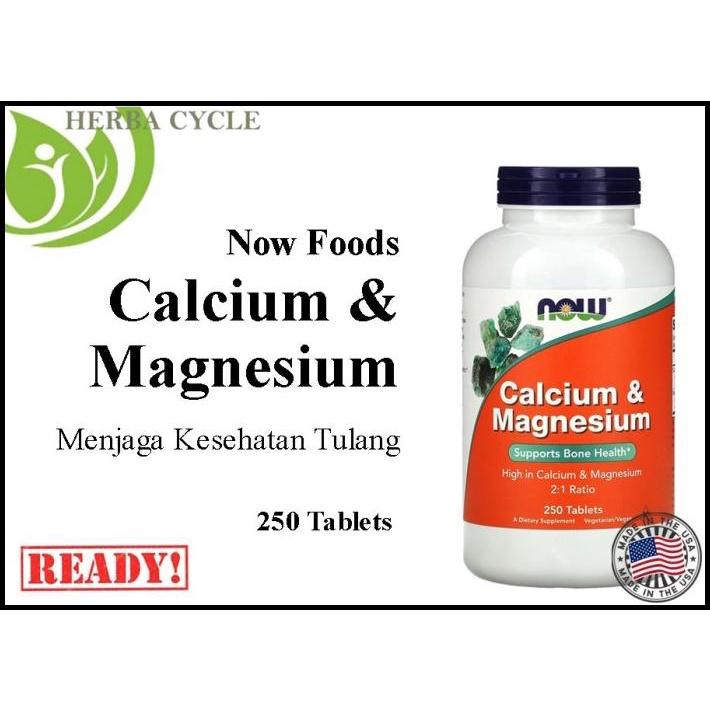 Jual Now Food Calcium Magnesium 250 Tab Now Cal Mag Ori Usa | Shopee ...